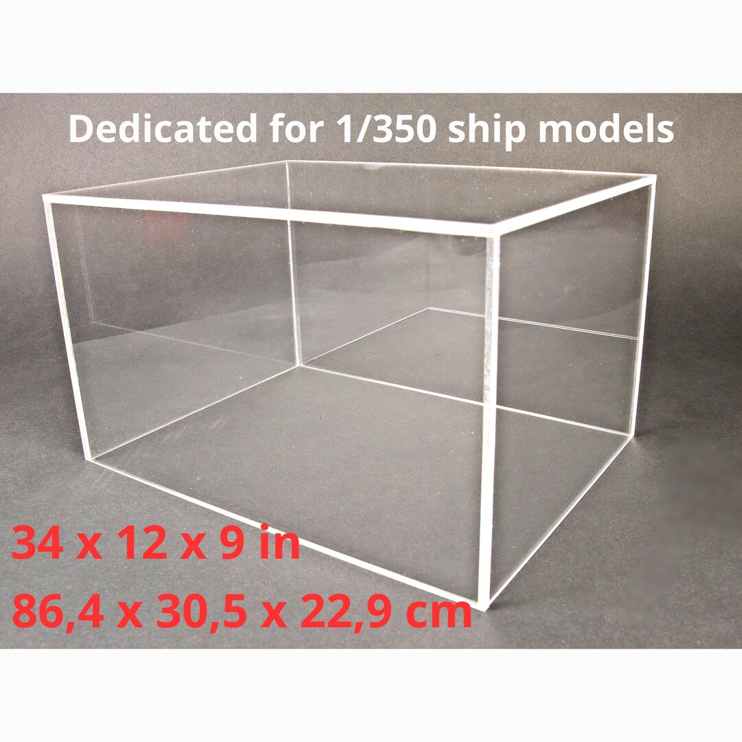 DIY. Display Case Cover Parts for SELF ASSEMBLY. Dedicated for 1/350 ...