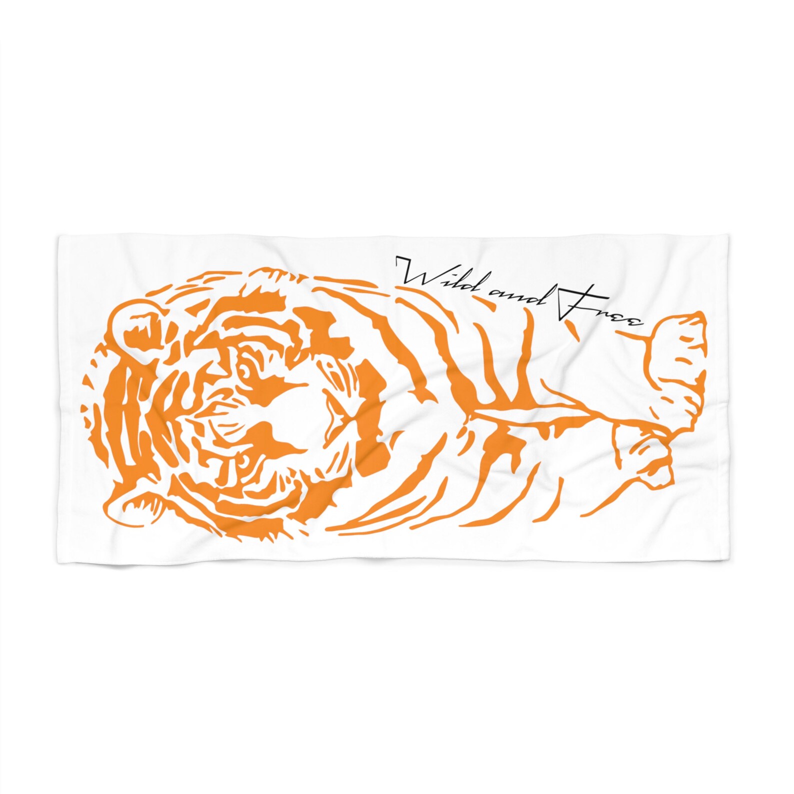 Tiger Stripes Wild and Free Beach Towel | Beach Towel, Beach Towels ...