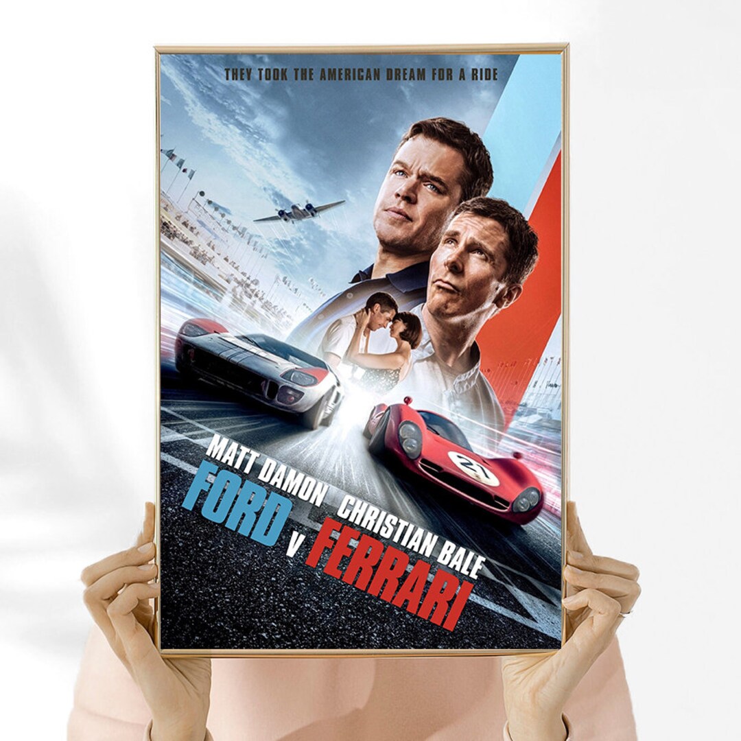 Ford V Ferrari Movie Poster,wall Art, Room Decor, Home Decor, for Him ...
