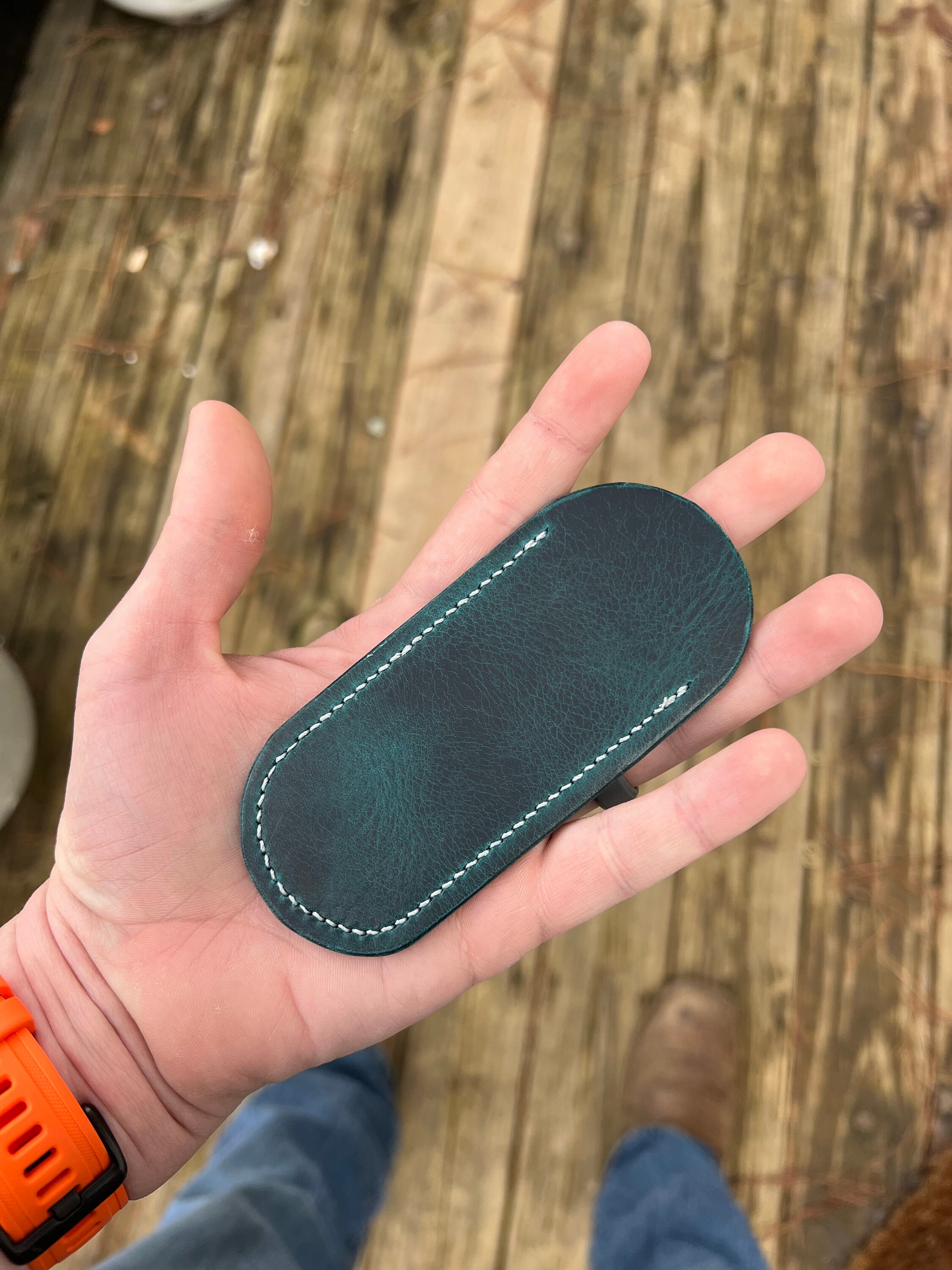 Handcrafted Waxy Leather Knife Slips - Etsy