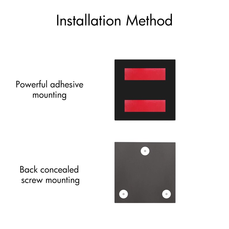 Modern Floating Door Numbers, Custom House Numbers, Matt Black and ...