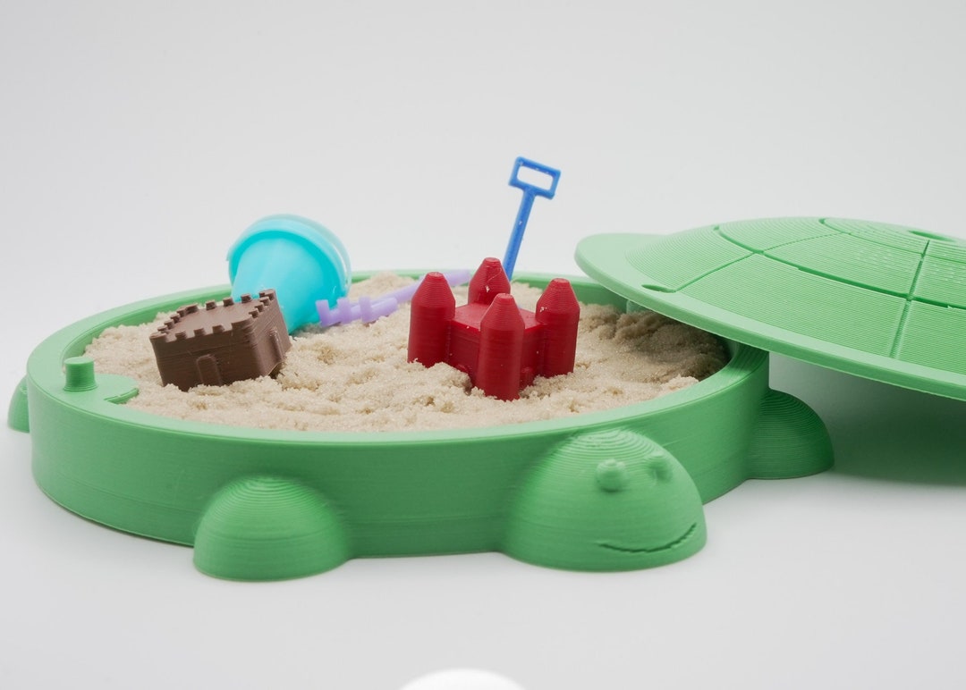 Mini Turtle Desktop Sandbox With Miniature Sand Toys and Included Sand ...
