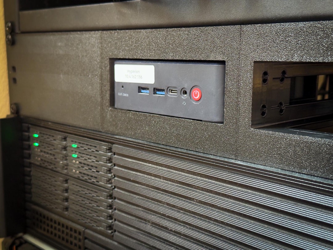 Rack Mount for B95 Beelink Mini PC, 2U, 2 Rack Units for 19" Standard ...