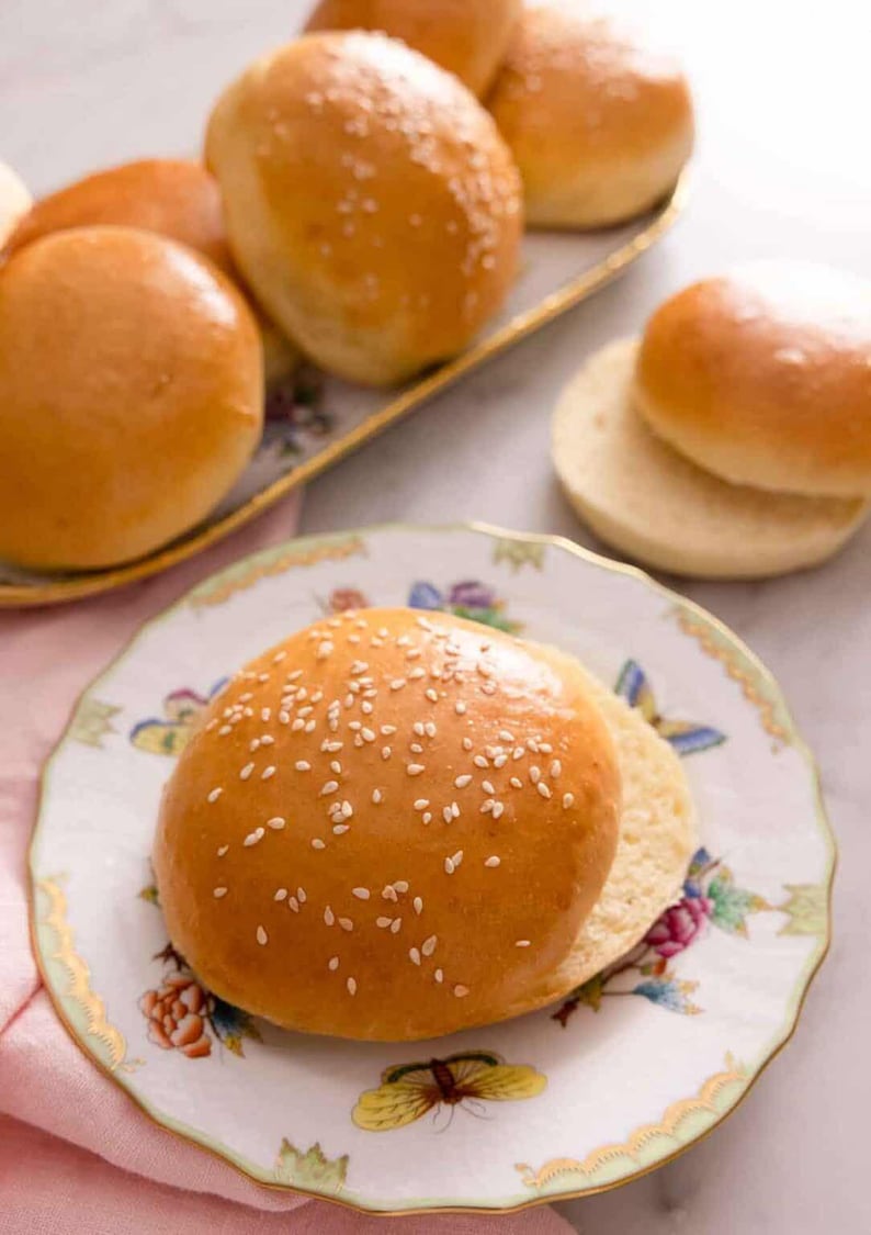 Brioche Buns Recipe Printable | Easy Burger Buns PDF | Soft Bread ...