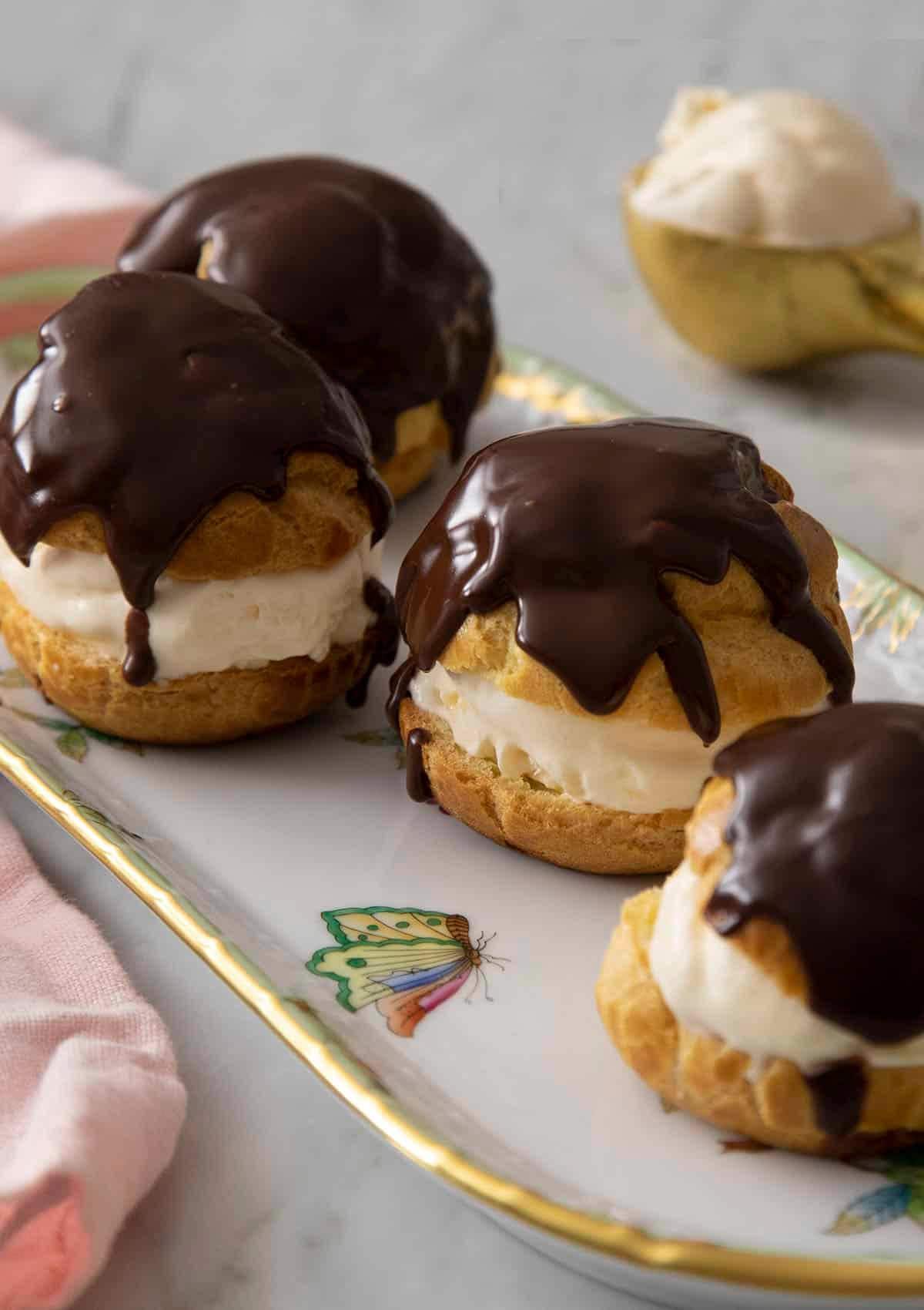 Profiteroles Digital Recipe PDF | Classic Cream Puffs Guide | Chocolate ...