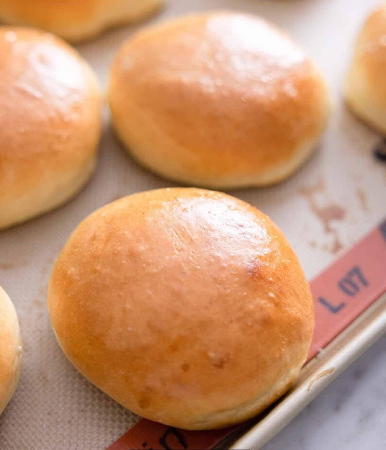 Brioche Buns Recipe: Easy Burger Buns PDF (digital Download) Kitchen ...