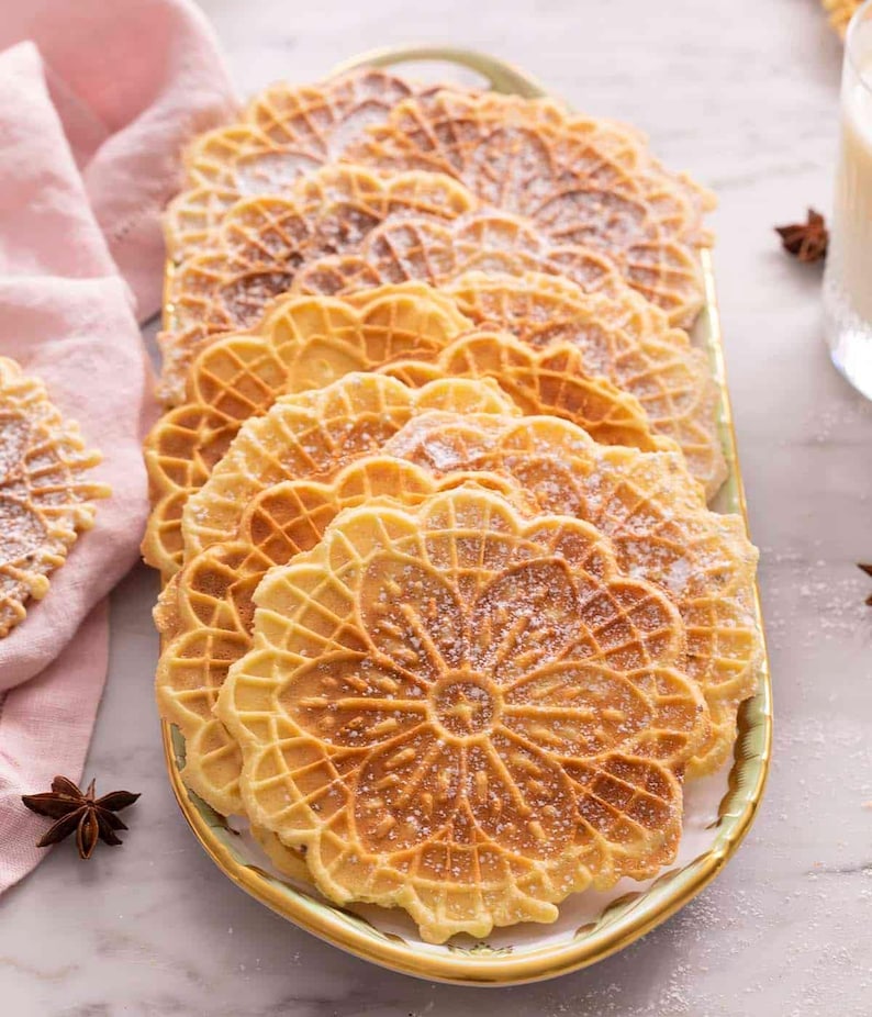 Pizzelle Cookie Recipe: Traditional Italian Waffle (digital Download ...