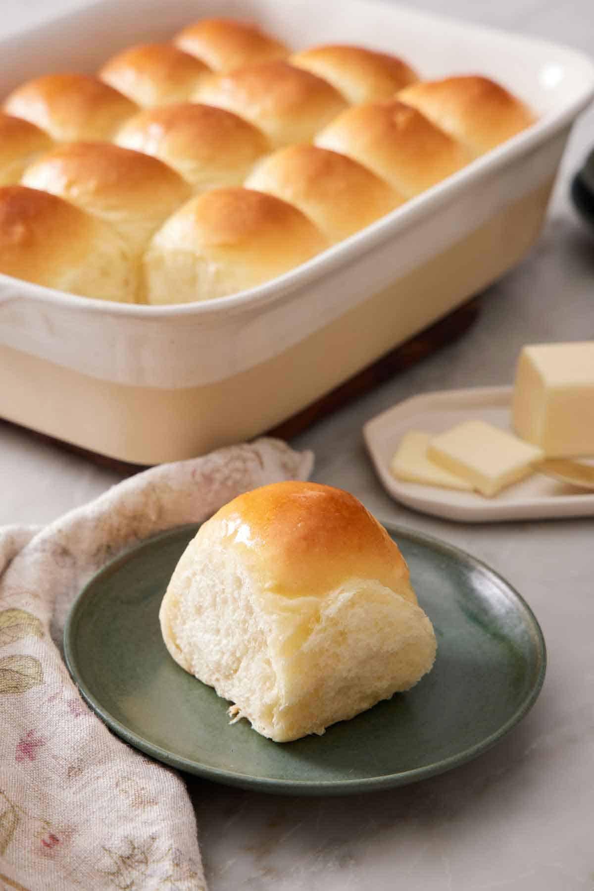 Soft Dinner Rolls Recipe Card | Printable Yeast Bread | Easy Homemade ...