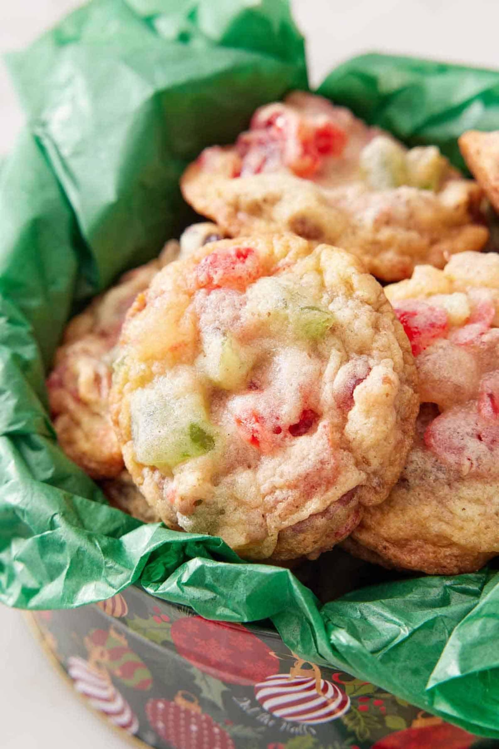 Printable Fruitcake Cookies Recipe Card | Instant Download Holiday ...