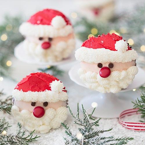 Santa Cupcake Recipe: Christmas Cupcake Tutorial (instant Download, PDF ...