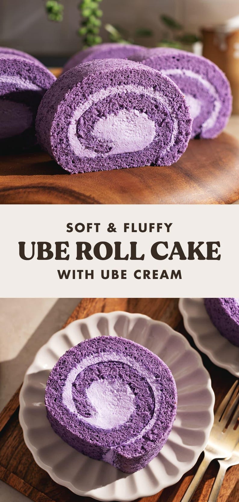 BEST RECIPE for the Most Amazing Ube Roll Cake Download. - Etsy