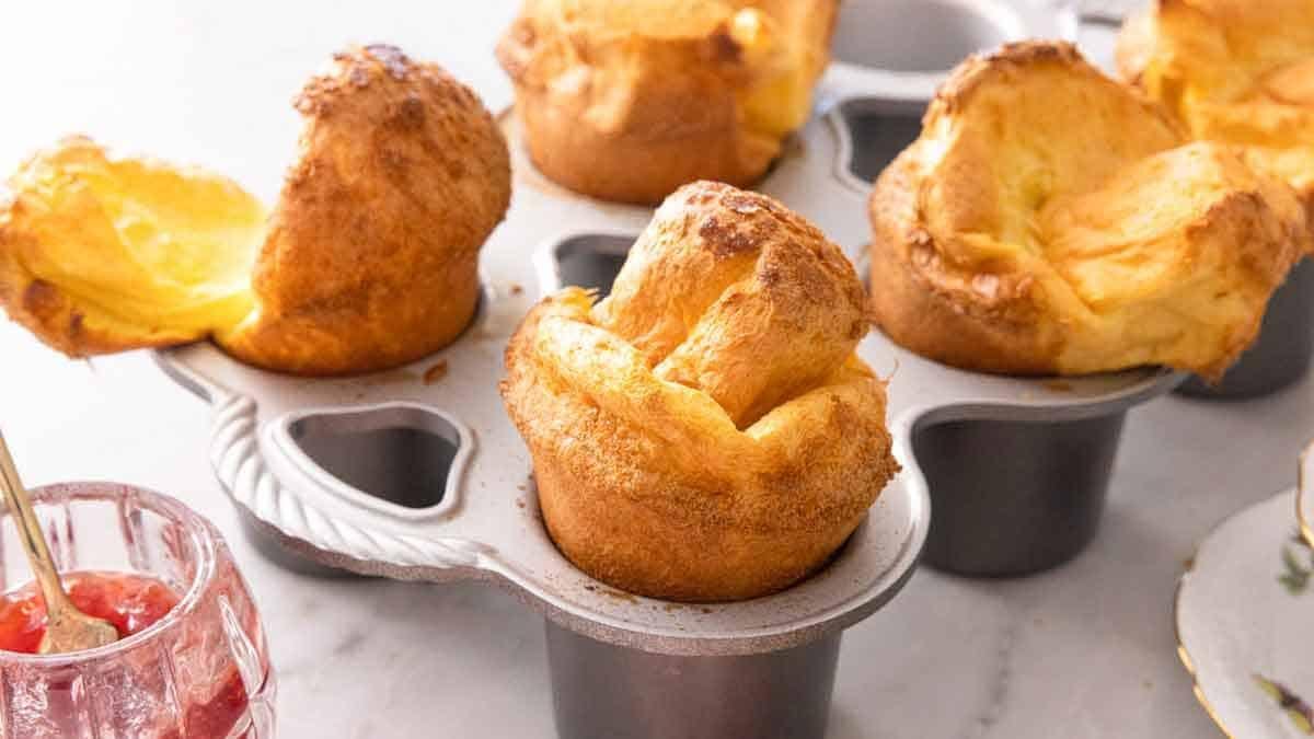 Popovers Digital Recipe PDF | Easy Breakfast Bread Printable | Classic ...