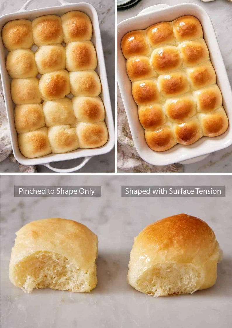 Soft Dinner Rolls Recipe Card | Printable Yeast Bread | Easy Homemade ...