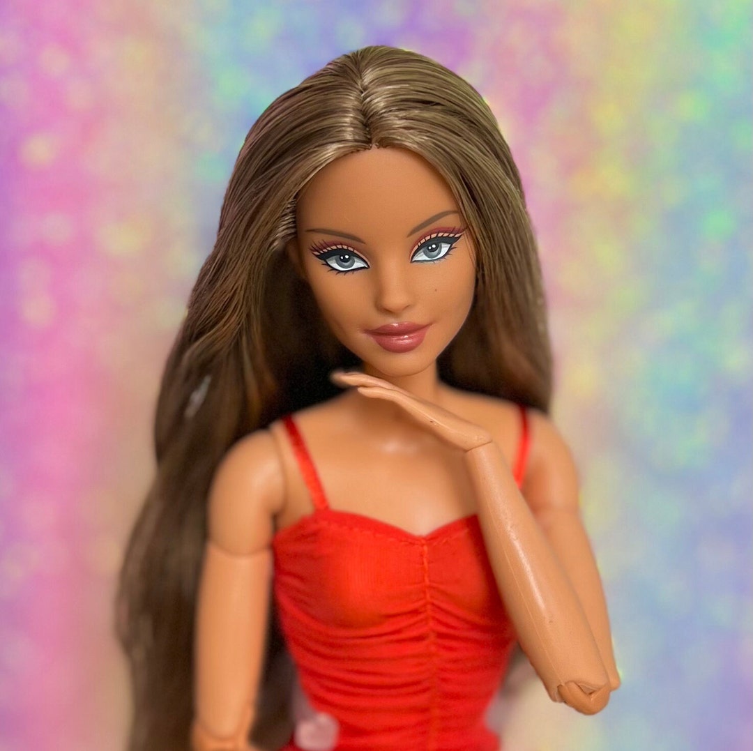 Barbie Neysa OOAK Full Face Repaint - Etsy