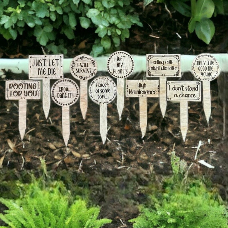 Plant Signs Funny - Etsy