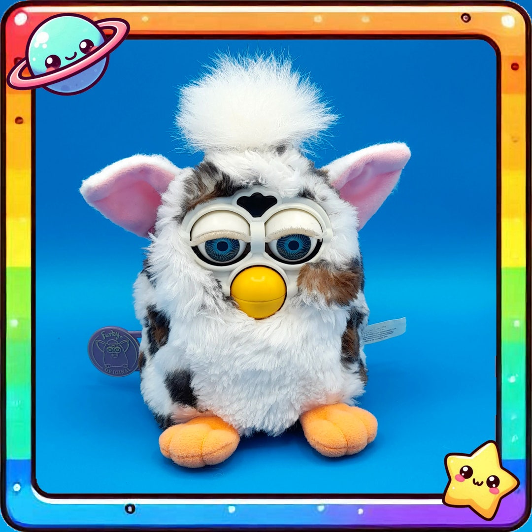 Original Talking 1990s Toy Snow Leopard 1998 Furby in Clean Condition ...