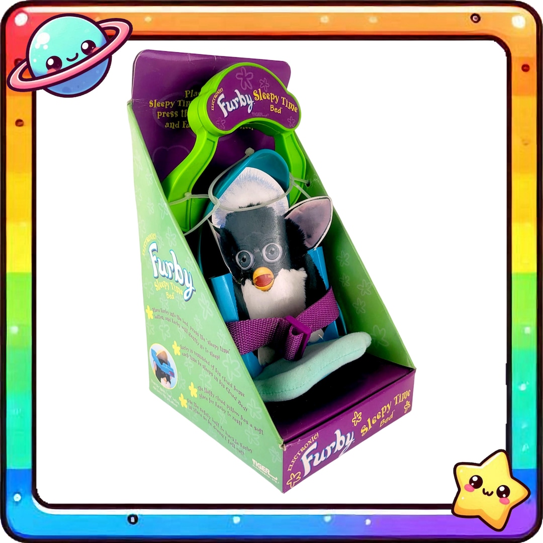 Rare in Box Furby Sleepy Time Bed With Original Box in Working ...