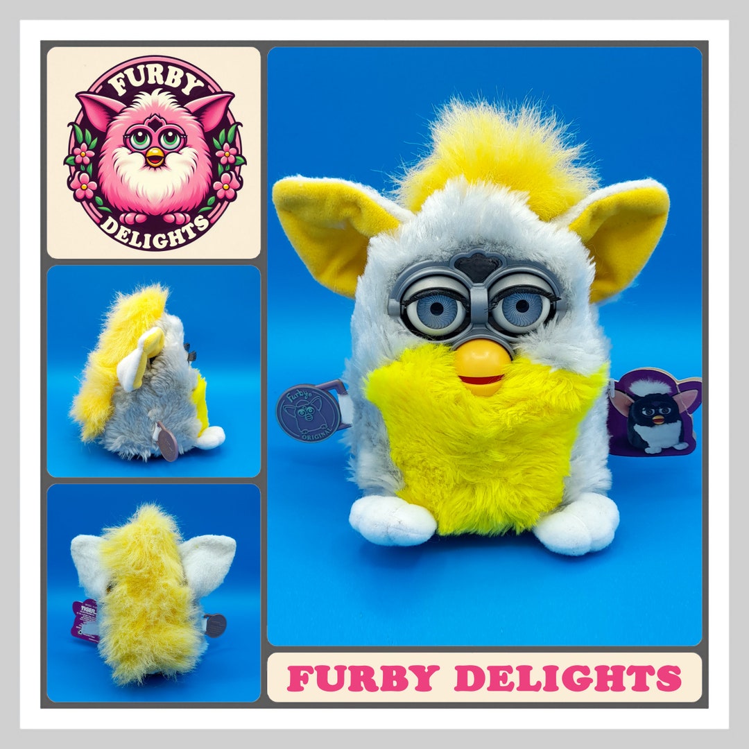 Furby - Banana Peel Rare Vintage English Speaking Furby With Its ...