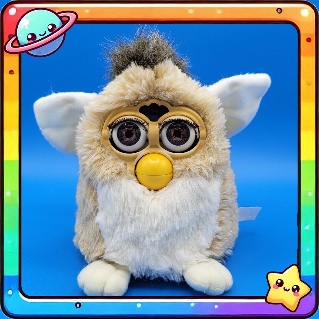 RARE Original Bear Furby Tested and Working Beige Furby Toy From 1998 ...