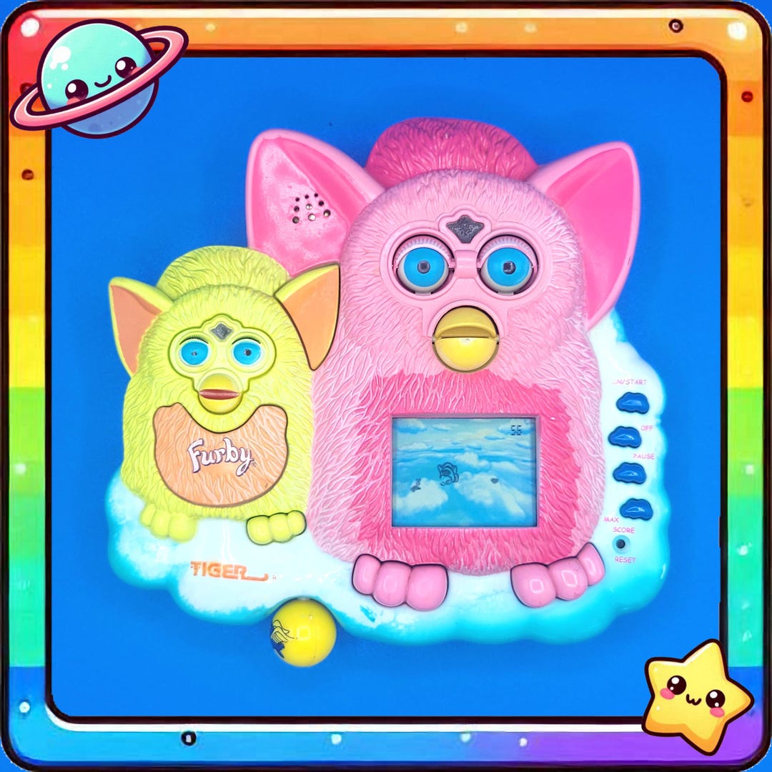 Rare Furby Electronic LCD Furby Game in Working Condition . This is the ...