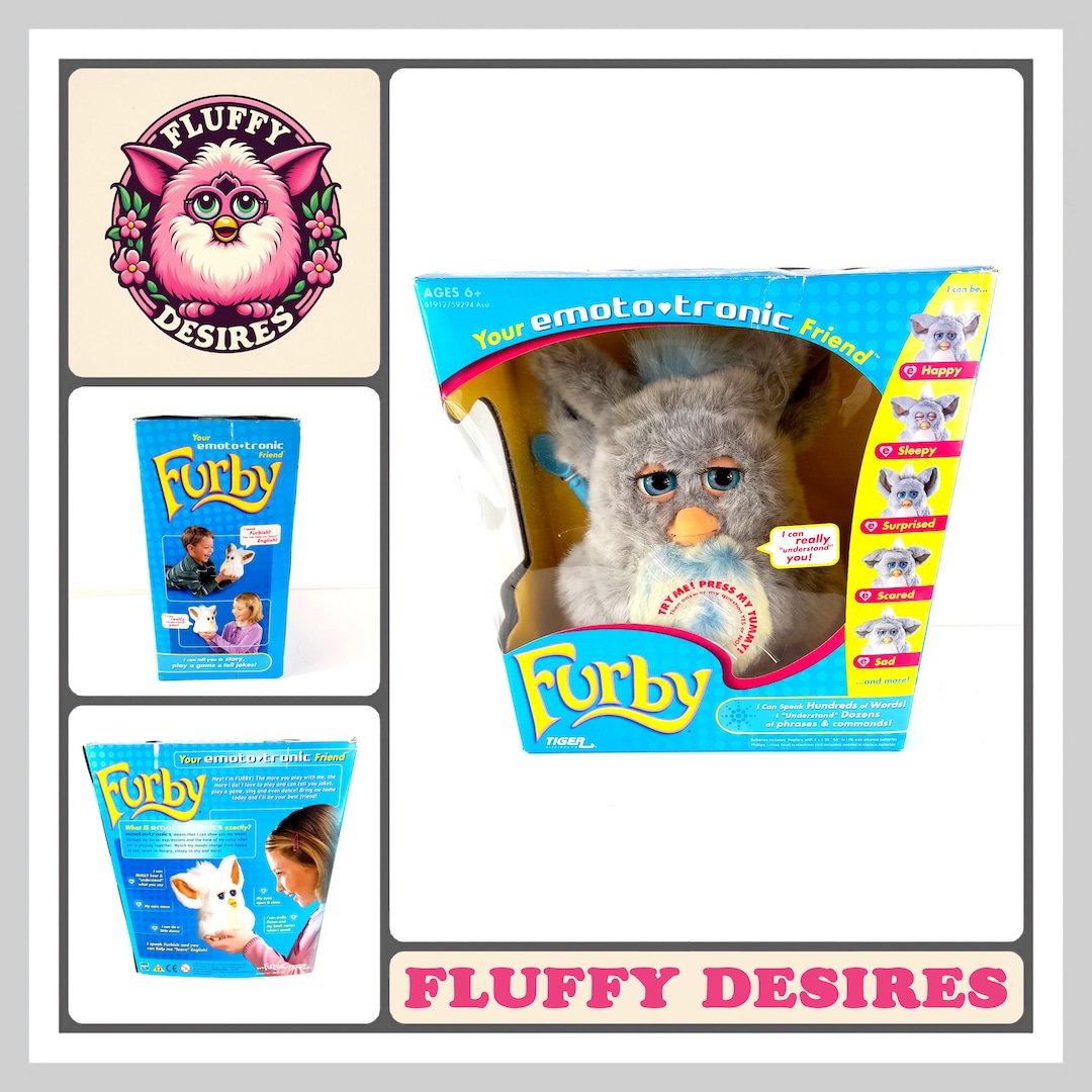 Furby Vintage Emoto Tronic Rare 2005 Sealed in Box Never Been Opened ...