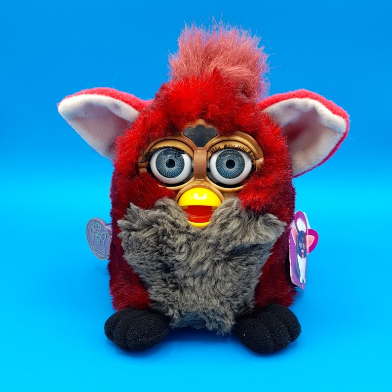 Red Wolf Furby Adult Vintage Working Generation 7 With Tags 1990s in ...