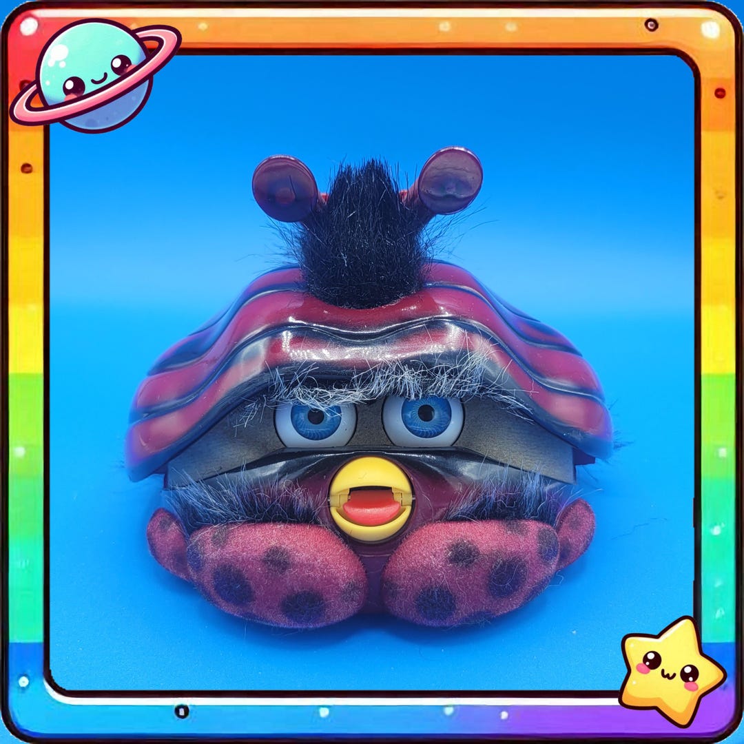 Rare Shelby - Vintage Lady Bug Shelby Red Furby From 2001 Shell Looking ...