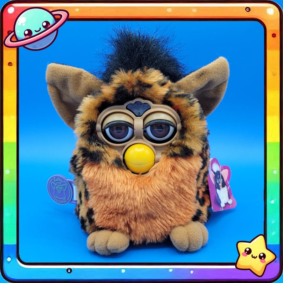Rare Original Furby 1999 Talking Color Change Toy With Furby Tags and ...