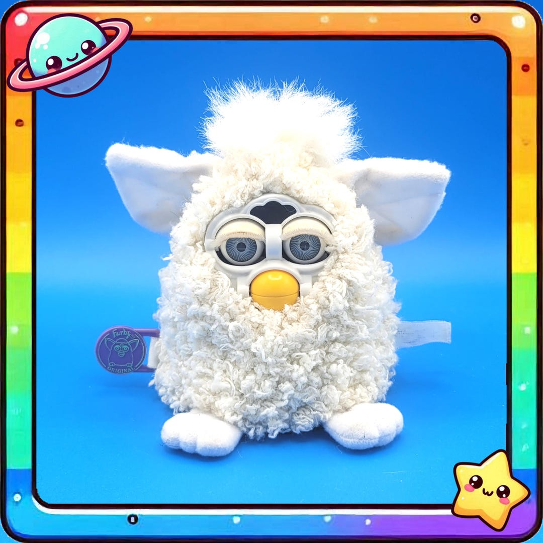 Rare Curly Furby Baby in Talking Condition From 1999 With Clean Coat ...