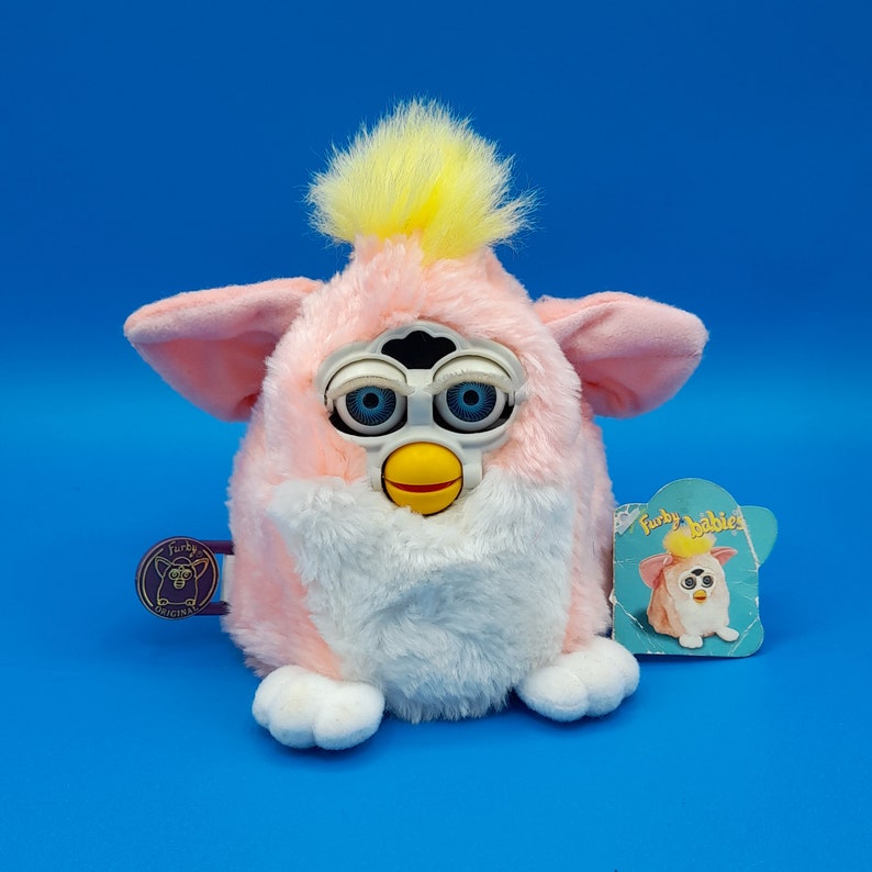 Peachy Furby Baby Generation 1 English Speaking With Tags With Soft ...