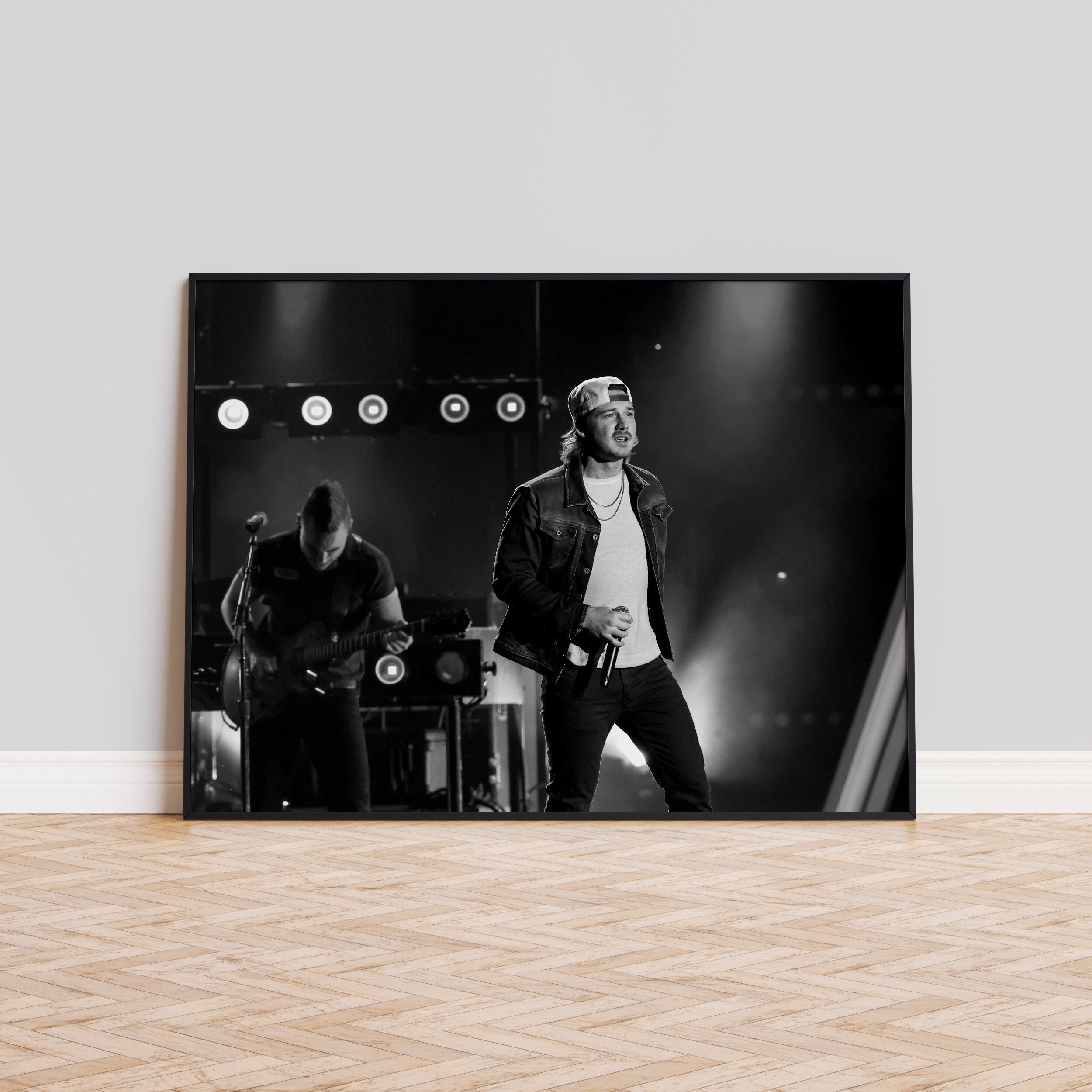 Morgan Wallen Posters / Morgan Wallen Black and White Wall Art, Album ...