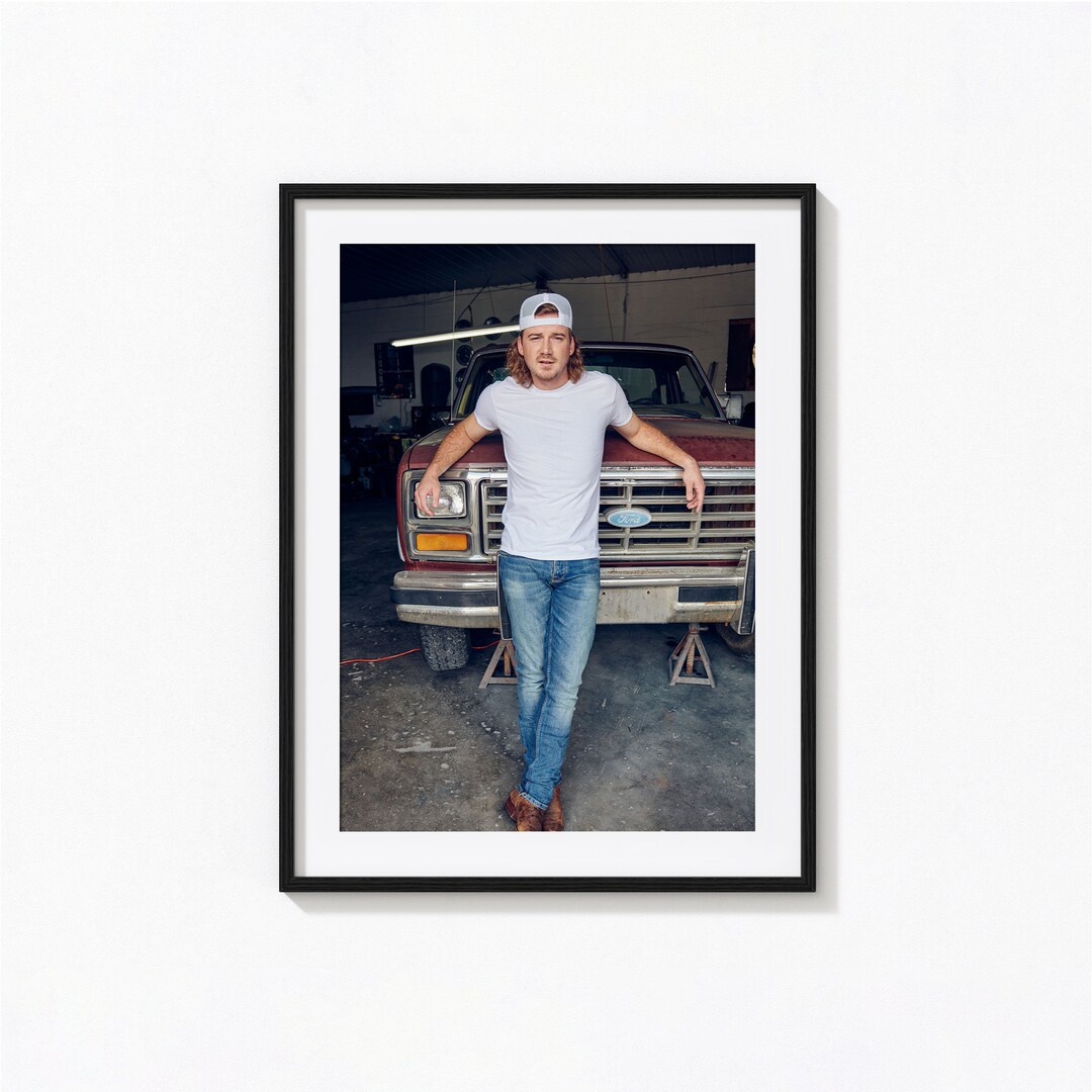 Morgan Wallen Posters / Morgan Wallen Black and White Wall Art, Album ...