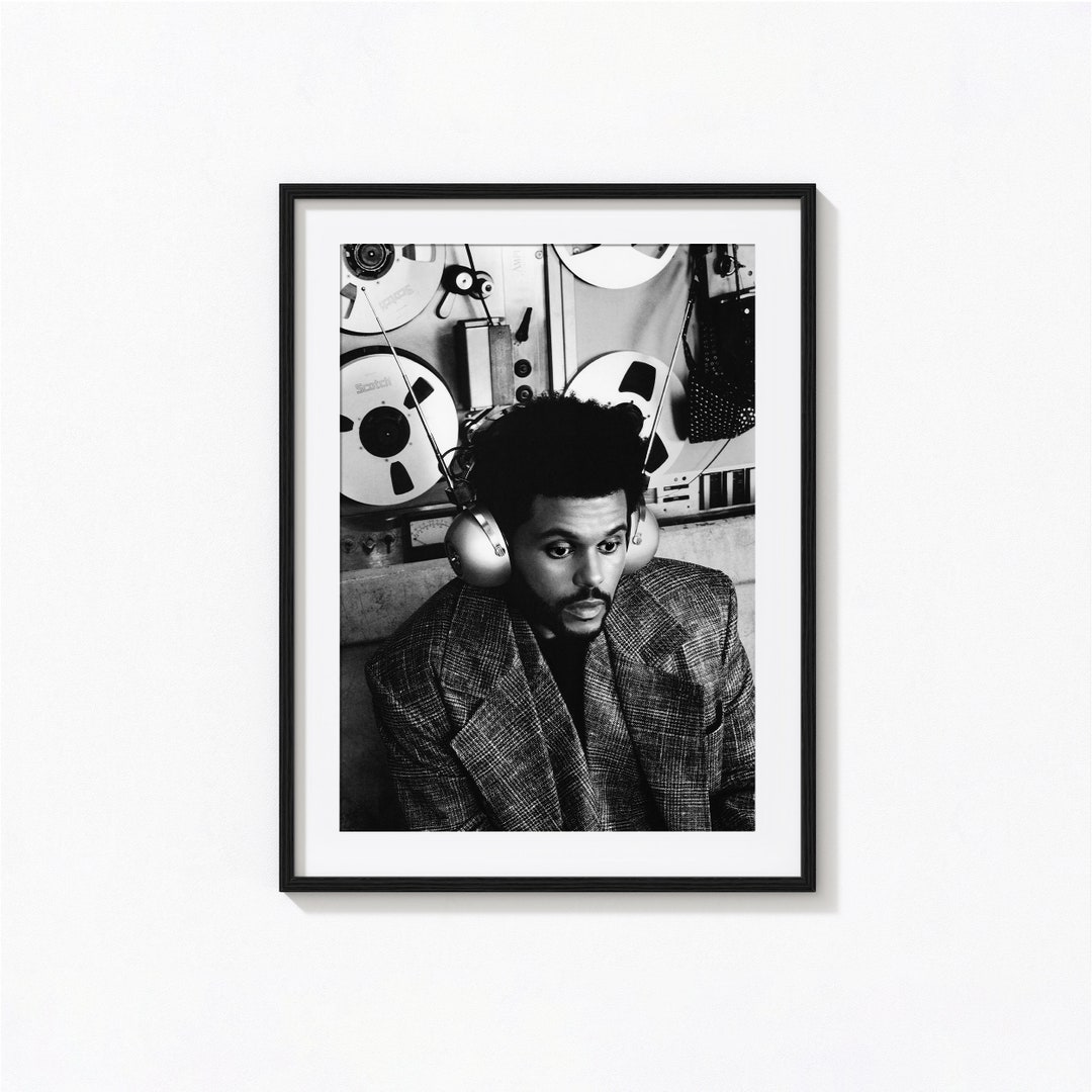 The Weeknd Posters / the Weeknd Black and White Wall Art, Music Poster ...