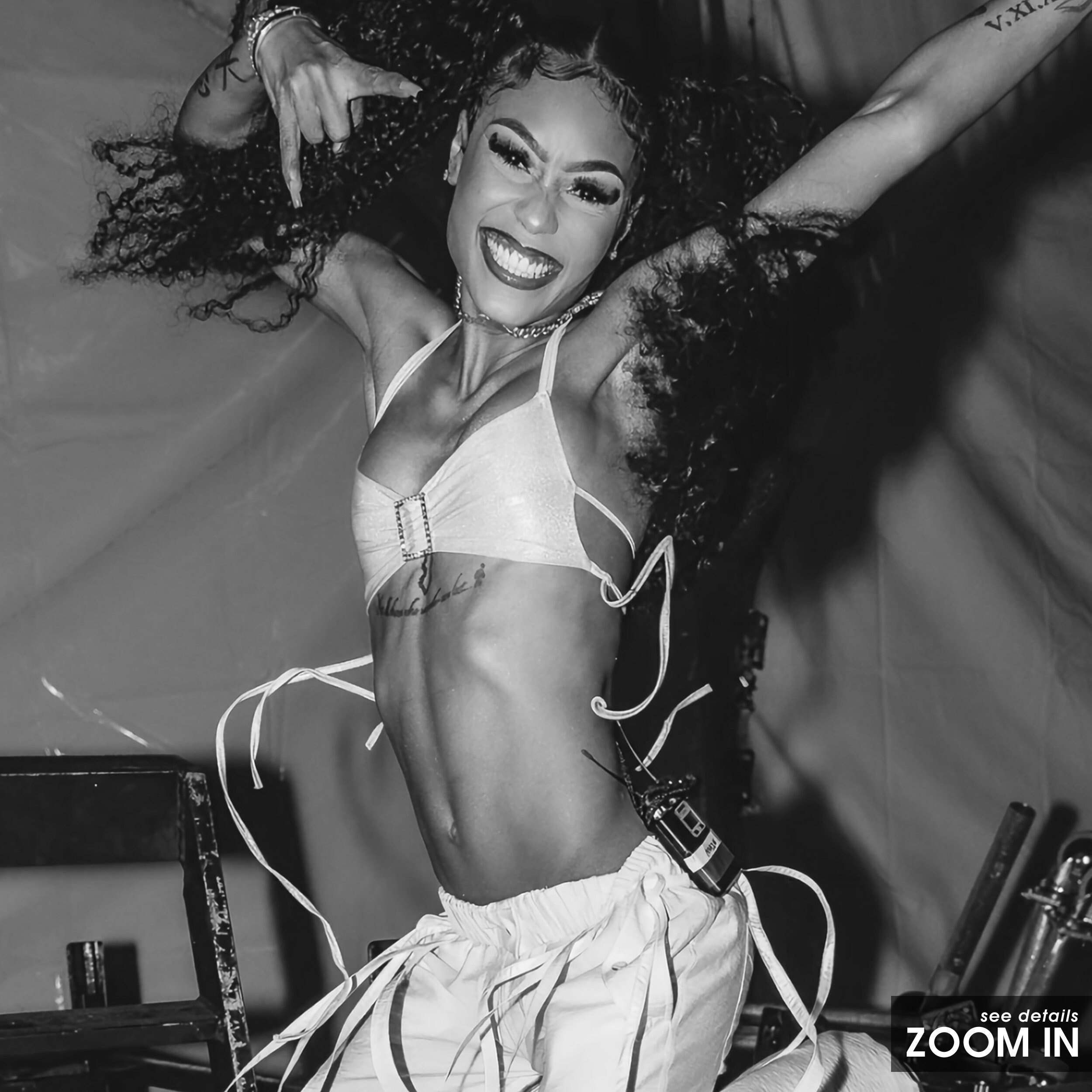 Coi Leray Posters Coi Leray Black And White Wall Art Album Cover Poster Coi Leray