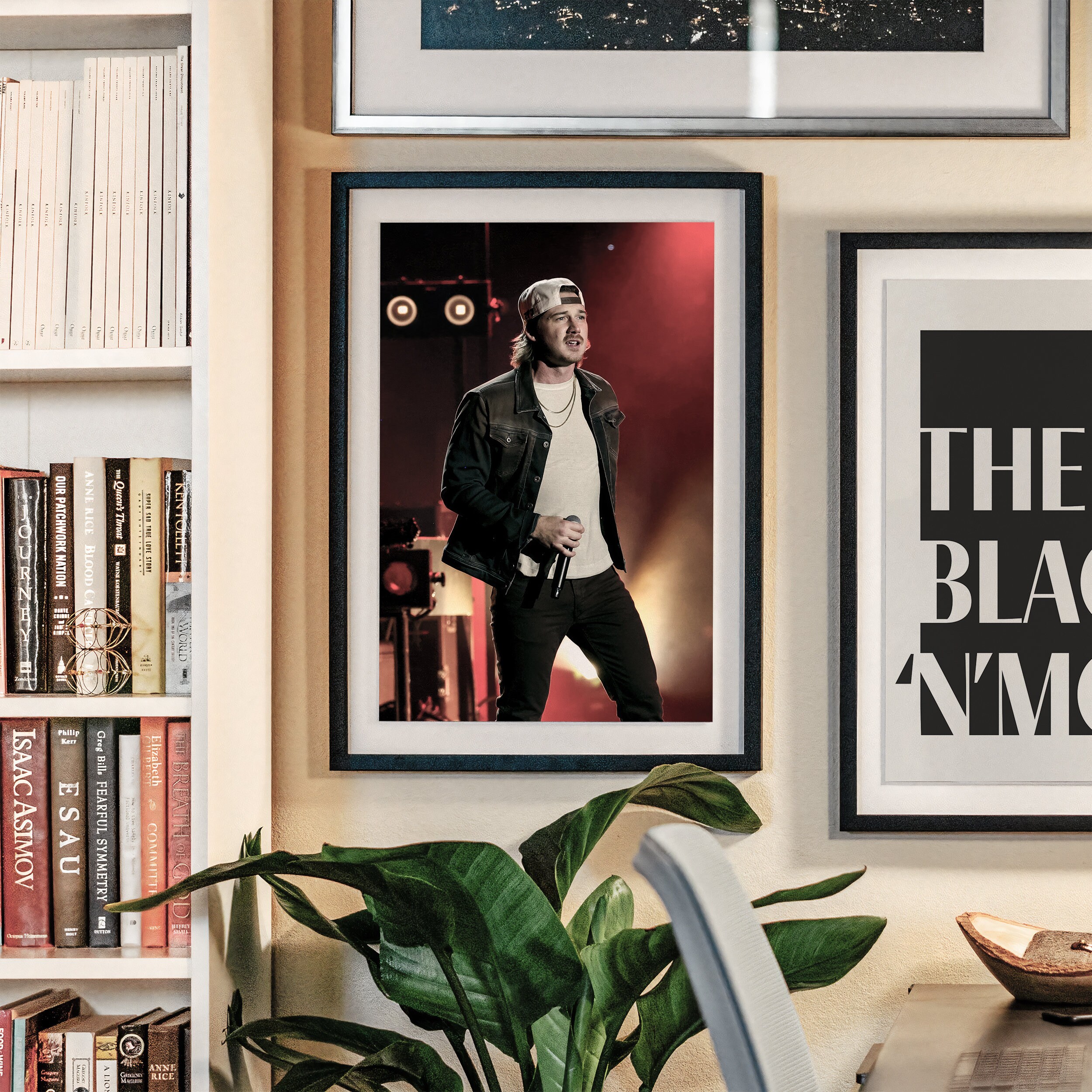 Morgan Wallen Posters / Morgan Wallen Black and White Wall Art, Album ...