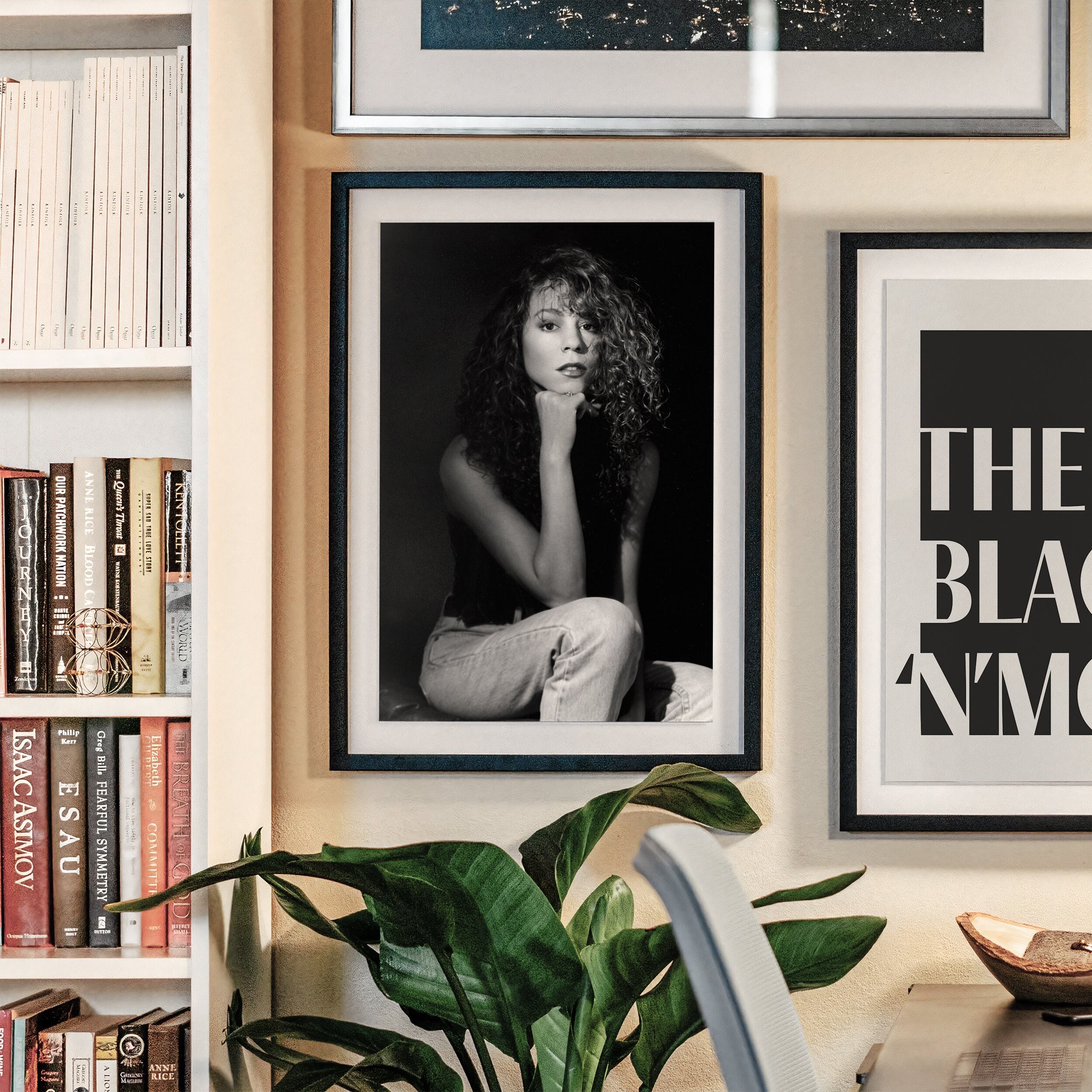 Mariah Carey Posters / Mariah Carey Black and White Wall Art,album ...