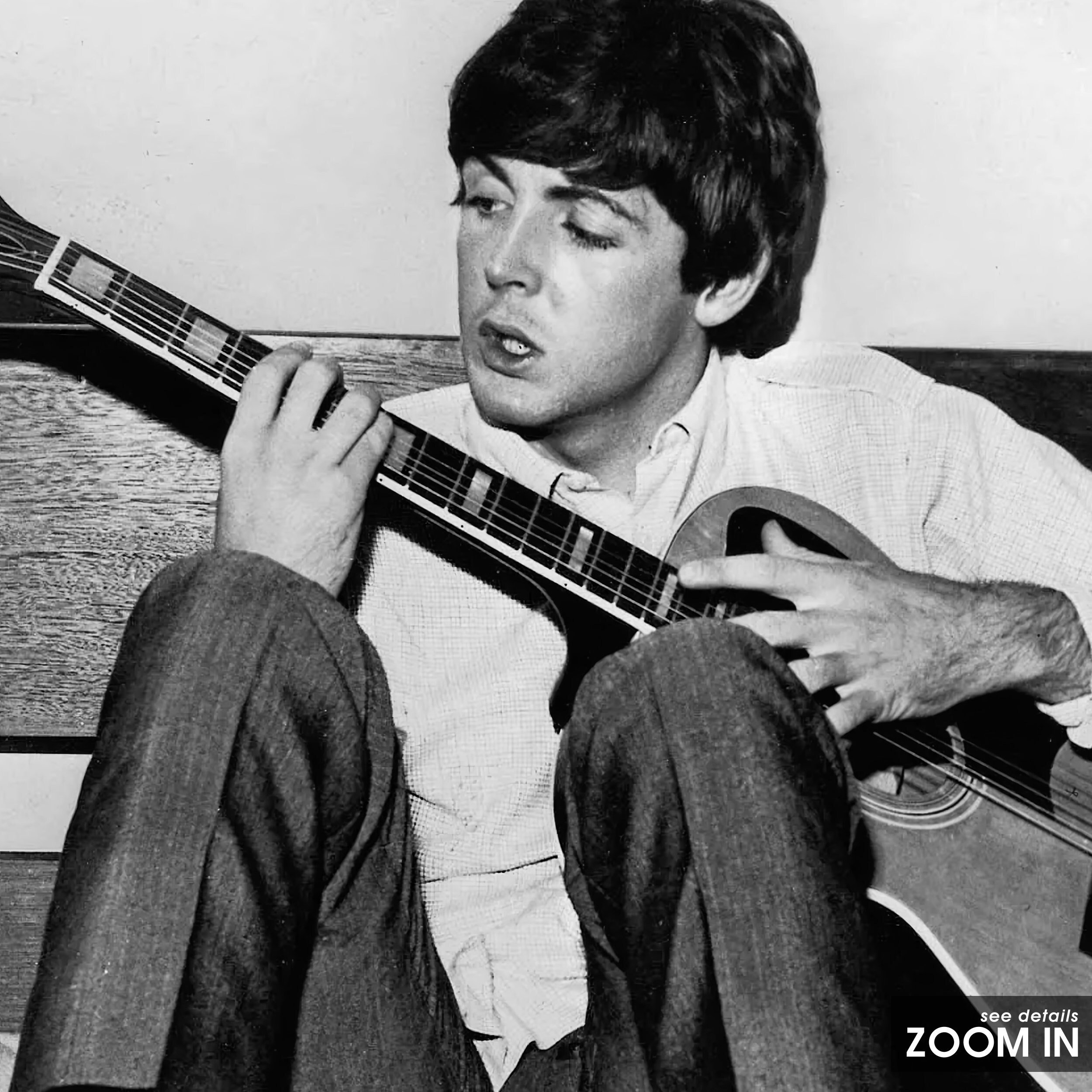 Paul Mccartney Posters / Paul Mccartney Black and White Wall Art, Album ...