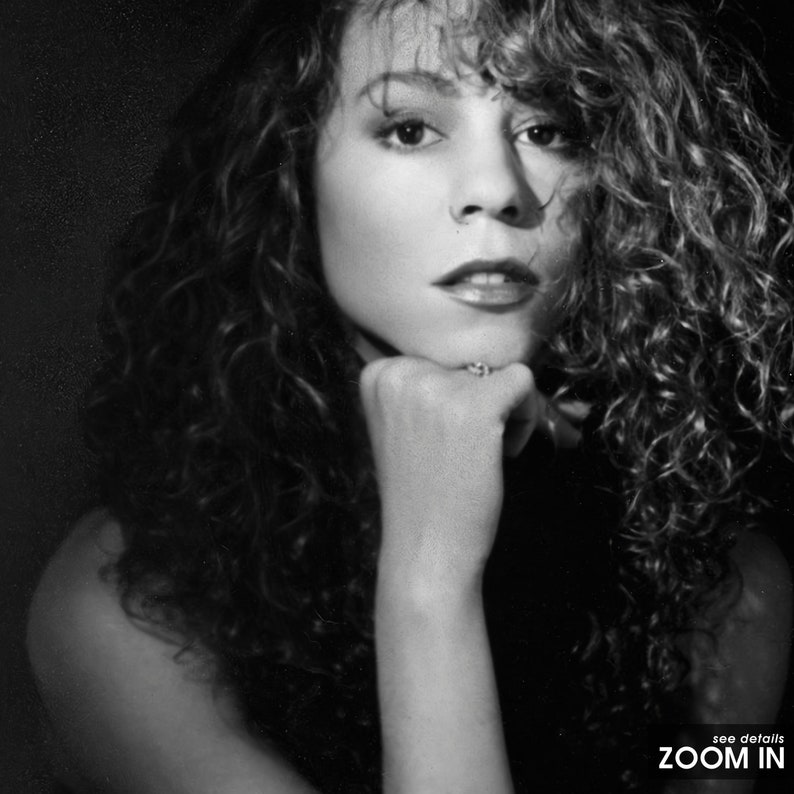 Mariah Carey Posters / Mariah Carey Black and White Wall Art,album ...