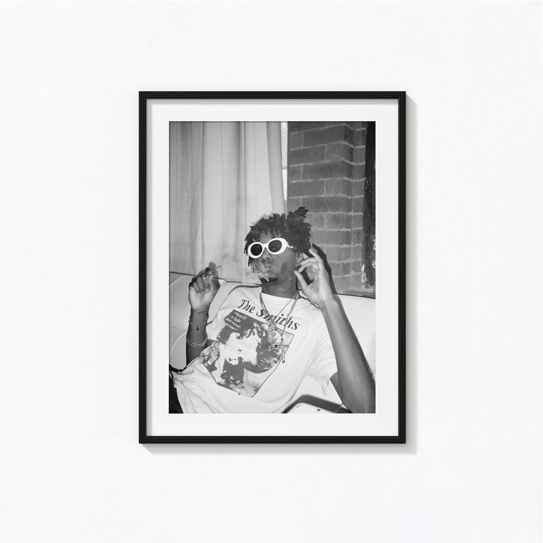 Playboi Carti Posters / Playboi Carti Black and White Wall Art, Album ...
