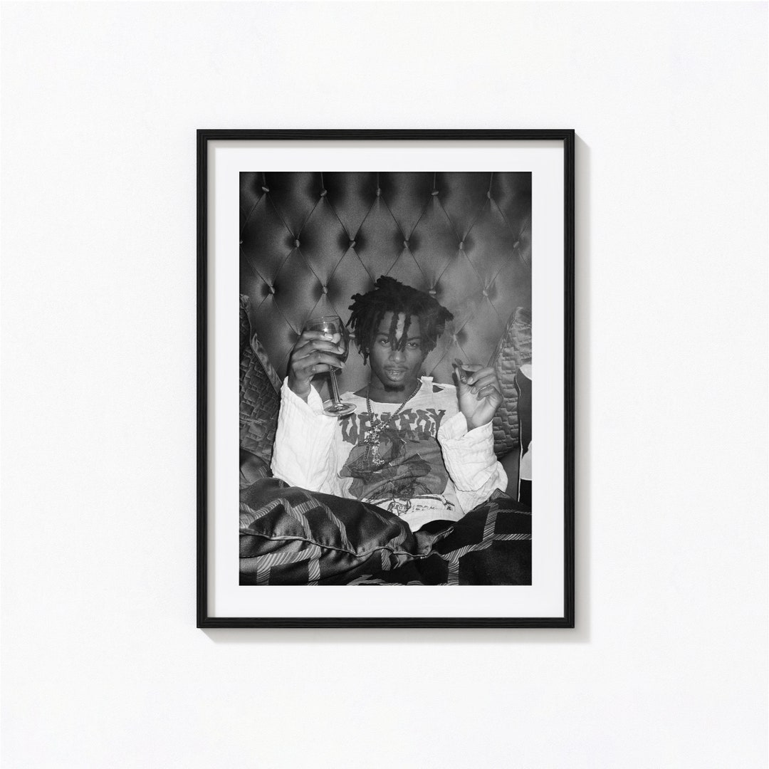 Playboi Carti Posters / Playboi Carti Black and White Wall Art, Album Cover Poster, Home Decor ...