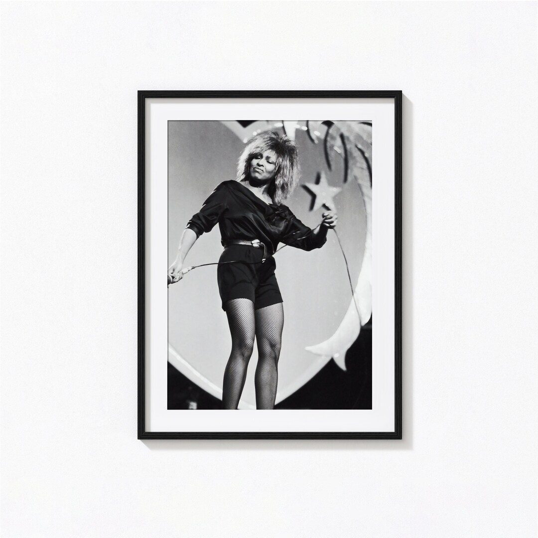 Tina Turner Posters / Tina Turner Black and White Wall Art,album Cover ...