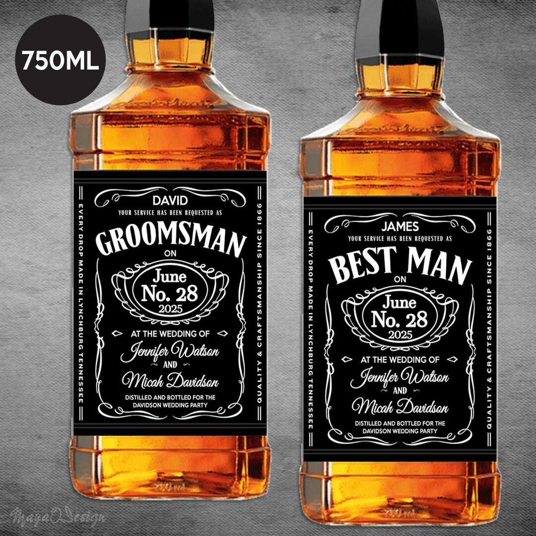 Whiskey Label Replica, Custom Whisky Label, Personalized Template ...