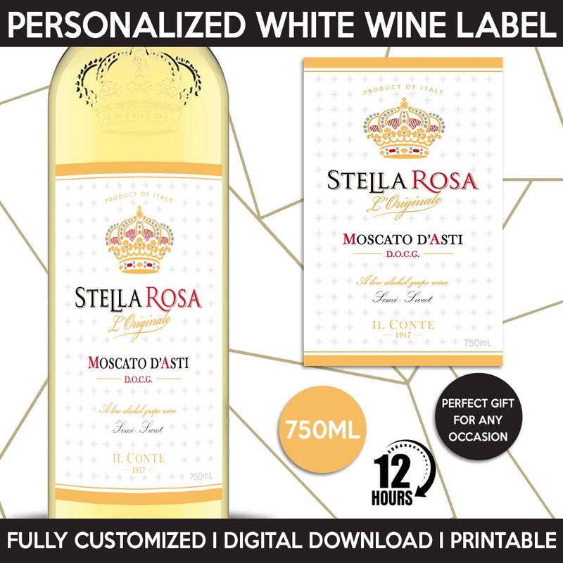 Stella Rosa Label - Etsy