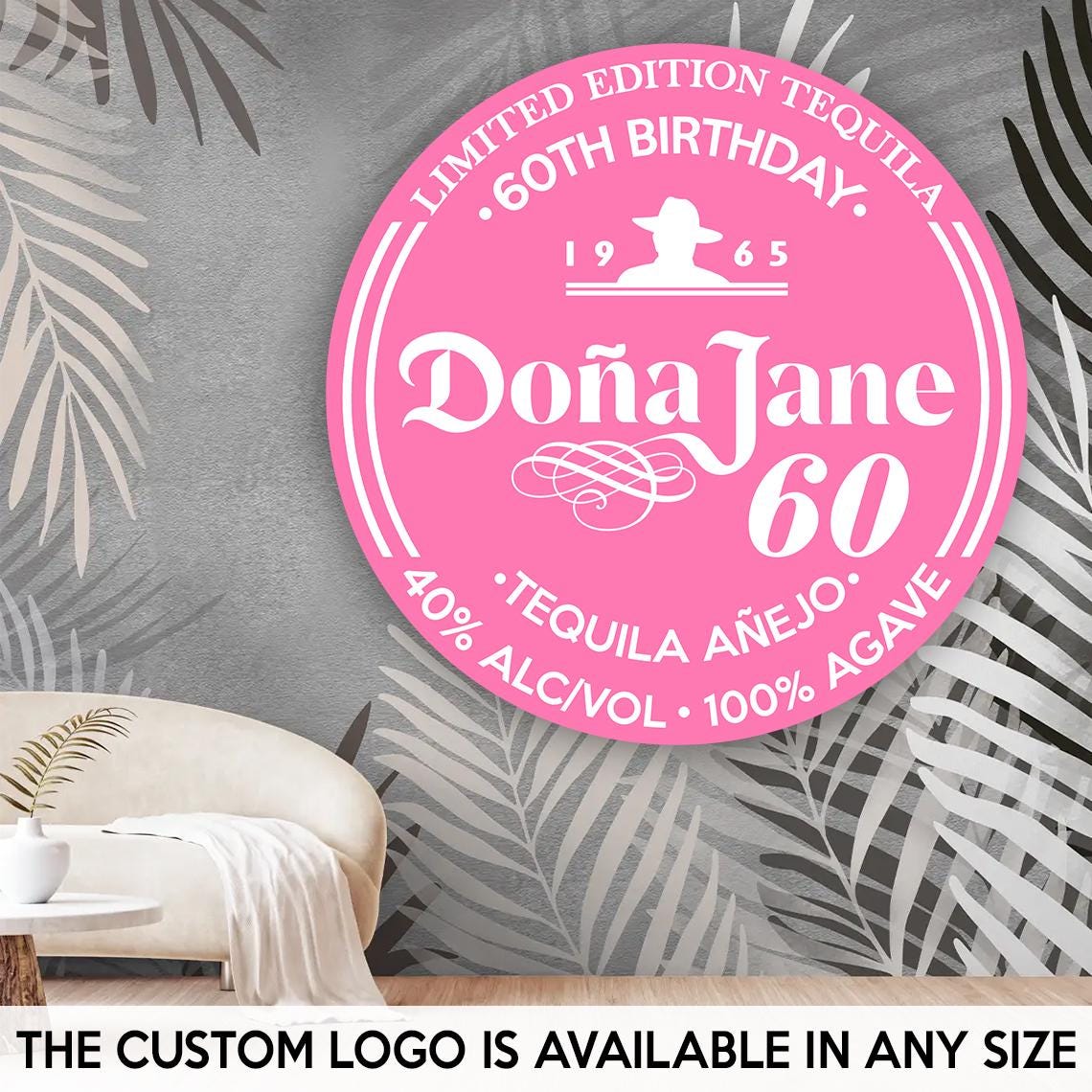 Don Julio 70th Anniversary Label Replica, Don Julio Jar Label ...