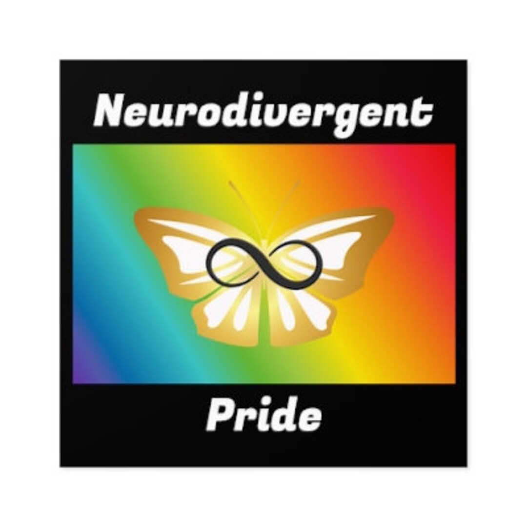 Neurodivergent Pride Sticker - Autism and ADHD Pride - Etsy
