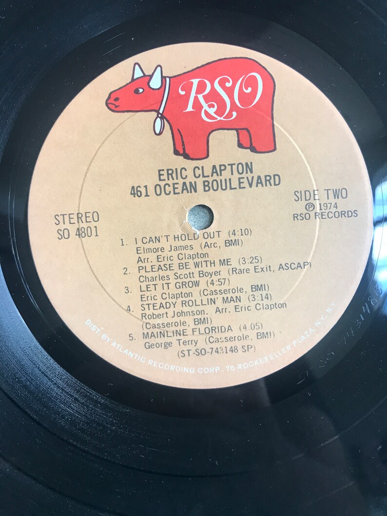 Eric Clapton - 461 Ocean Boulevard Vinyl Album - Etsy