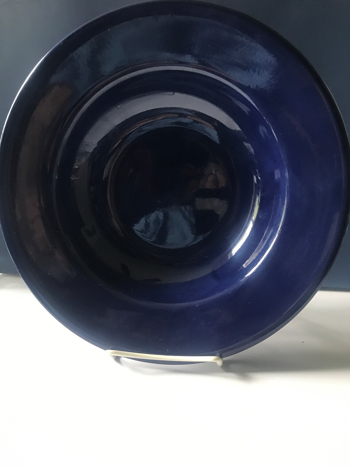 10” Colbalt Blue Plate - Etsy