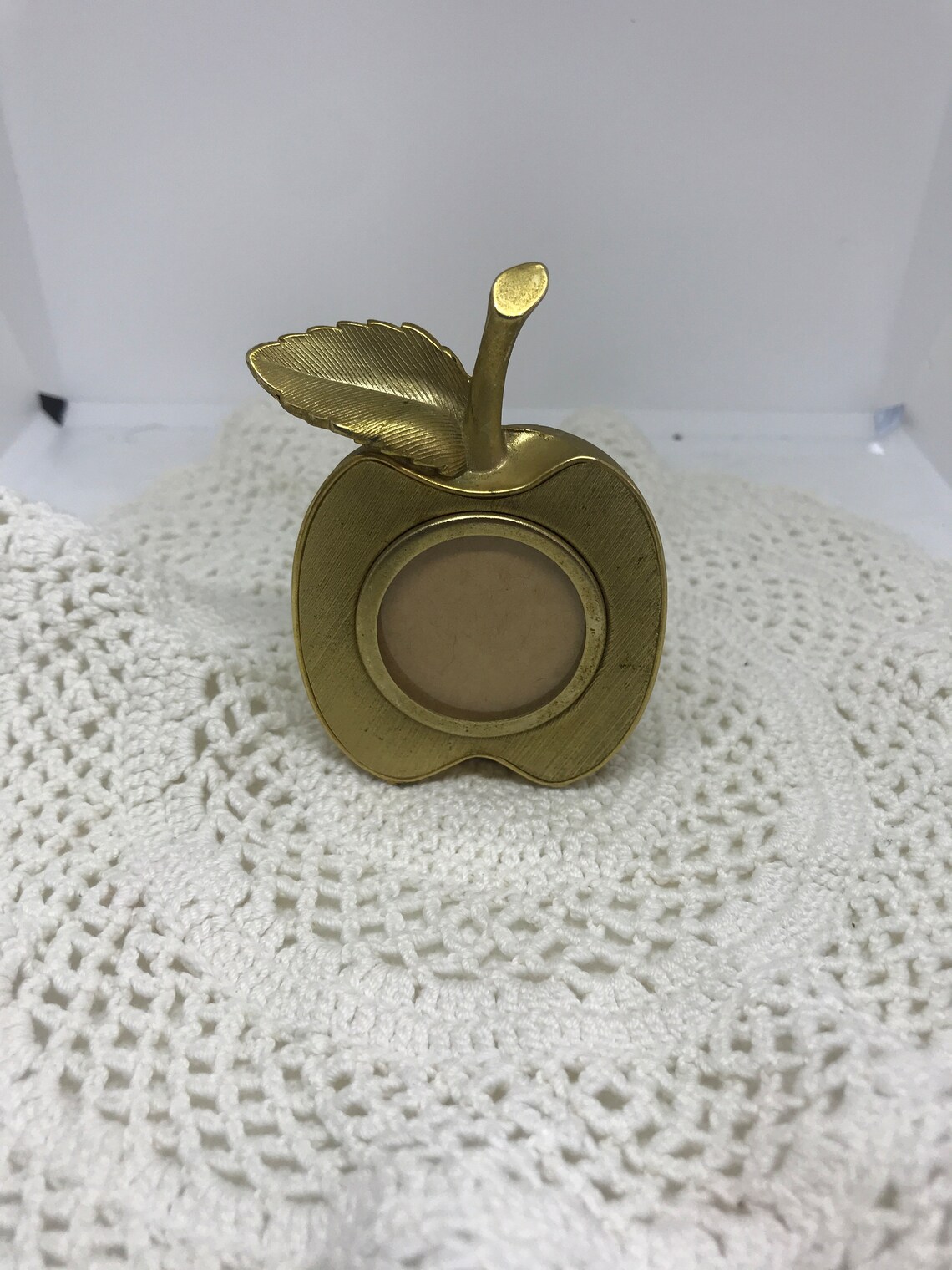 Solid Brass Apple Mini Photo Frame - Etsy