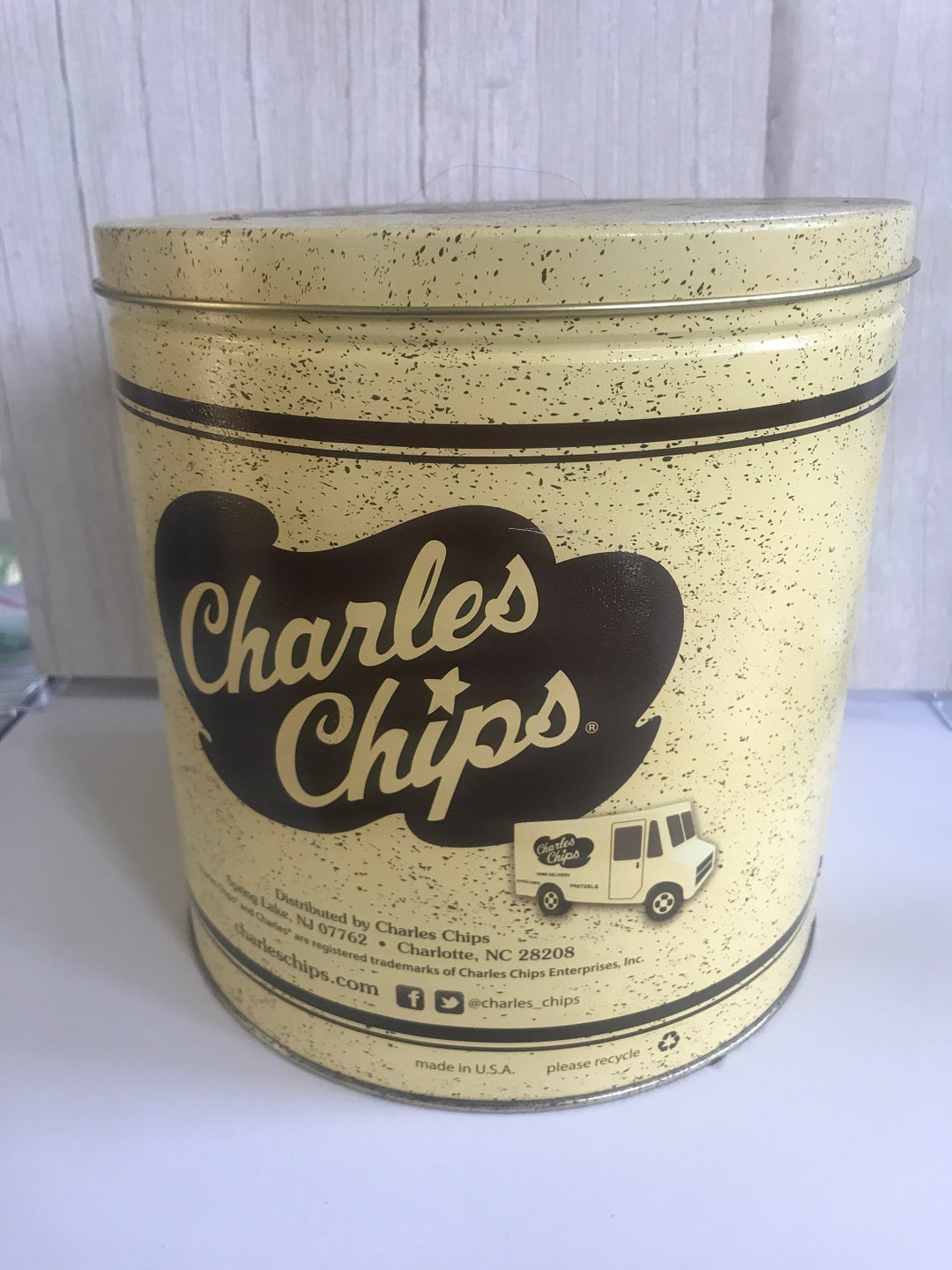 Charles Chips Potato Chip Can - Etsy