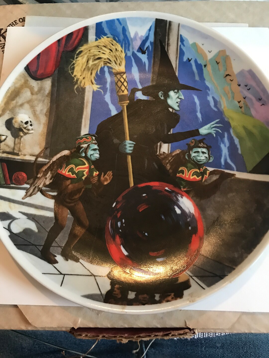 Wizard of Oz Collectible Plate Wicked Witch of the West - Etsy